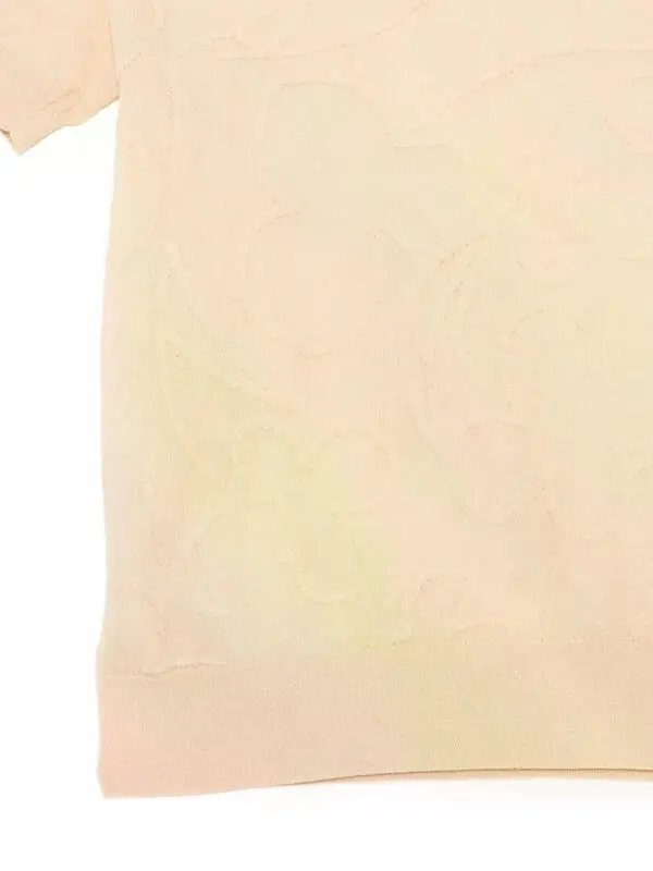 JNBY Jacquard-knit Short-sleeve Polo Top