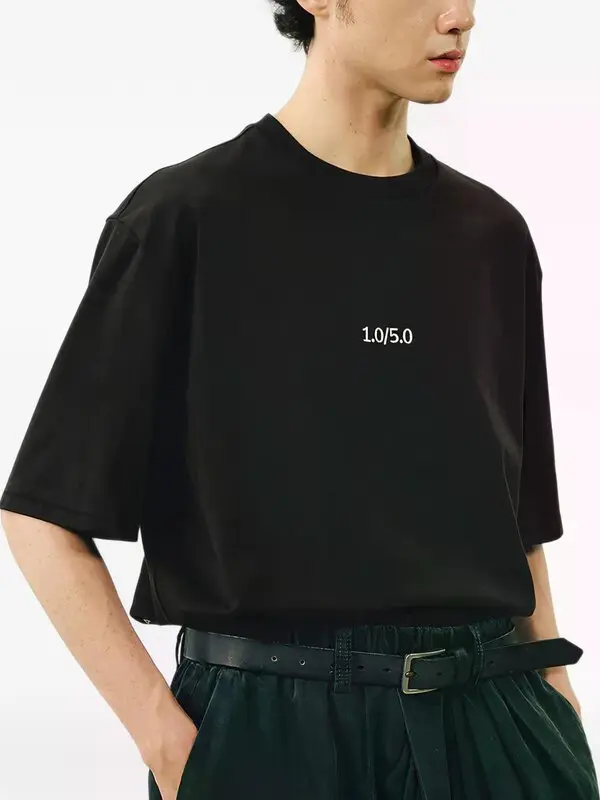 CROQUIS Crew-neck T-shirt - Black