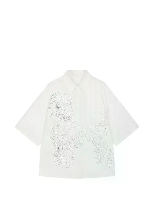 CROQUIS Polka-dot Shirt - White