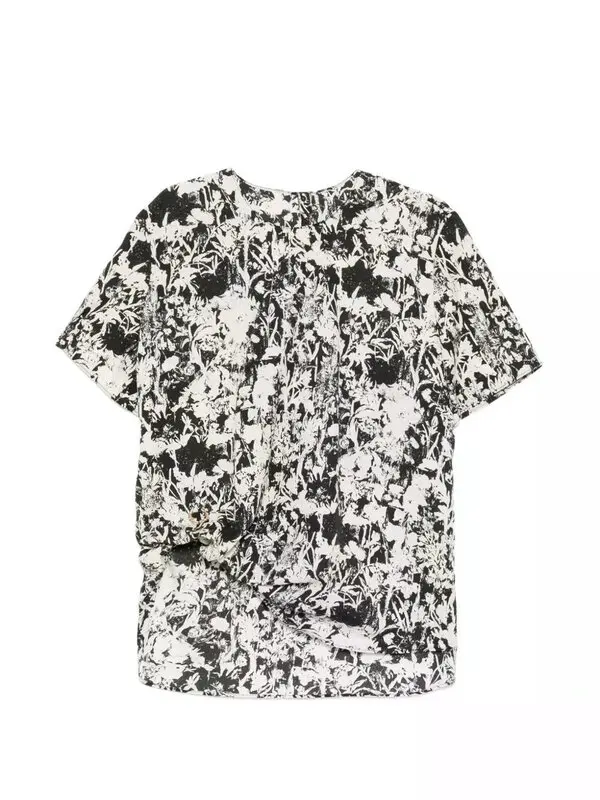 JNBY Floral Print Poplin Shirt