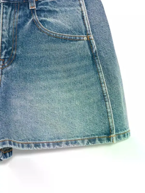 JNBY Faded Wash Five-pocket Denim Shorts