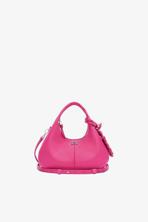 GANNI Mini Hobo Bag - Pink