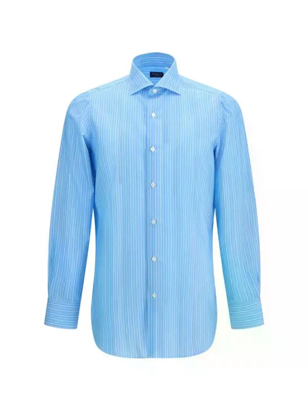 FINAMORE 1925 Striped Cotton Shirt