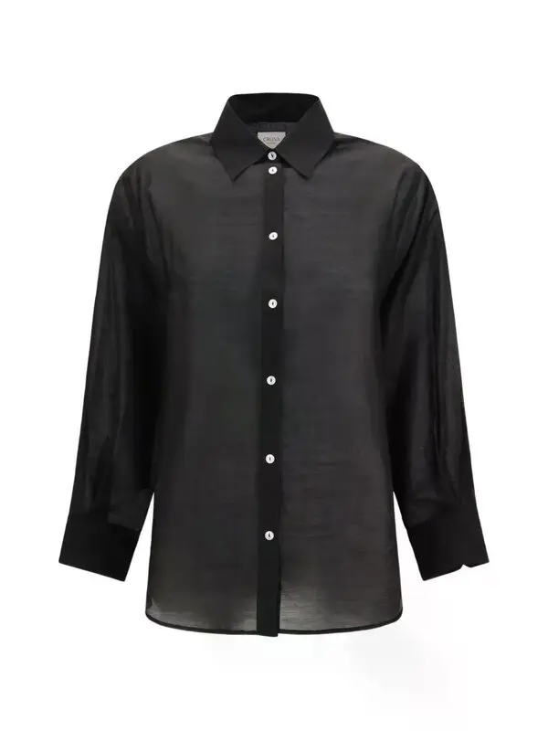 CRUNA Yvonne Long-sleeved Shirt - Black
