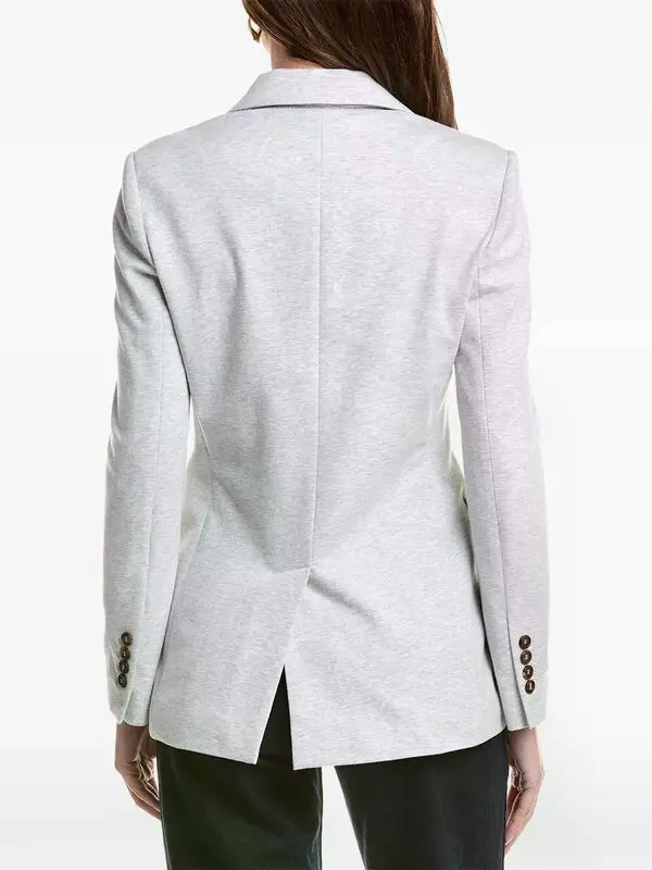 Brunello Cucinelli Double-breasted Blazer - Grey