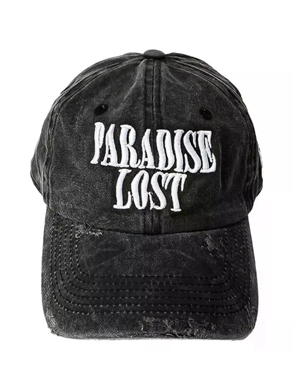 Alchemist Distressed Embroidered Logo Cap - Grey