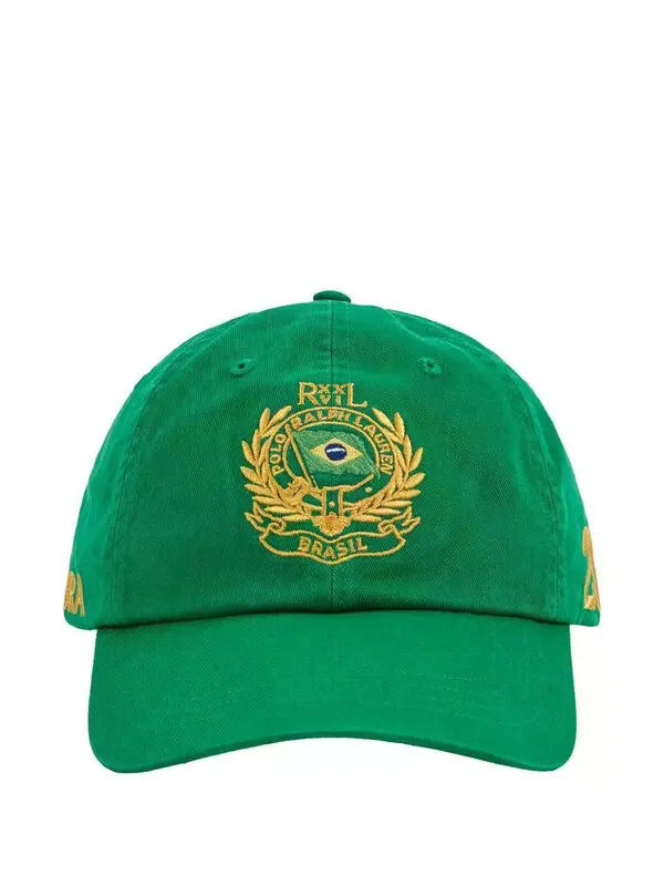 Polo Ralph Lauren Embroidered Cotton Baseball Cap - Green