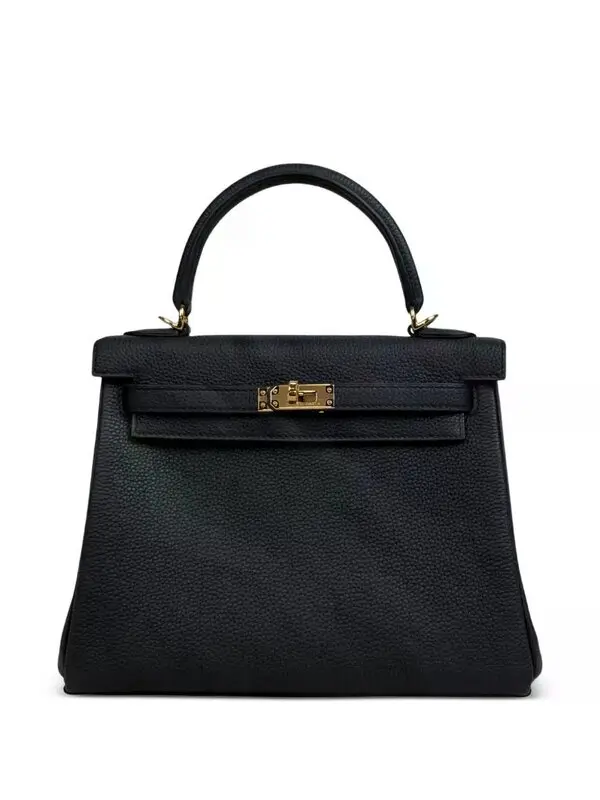 Hermès 2025 25 Kelly Retourne Tote Bag - Black
