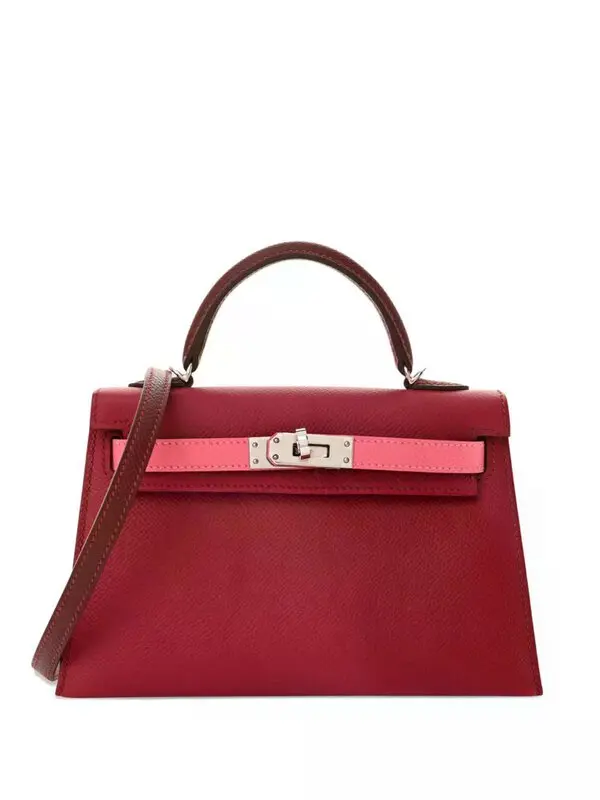 Hermès 2024 Kelly Sellier 20 Handbag - Red