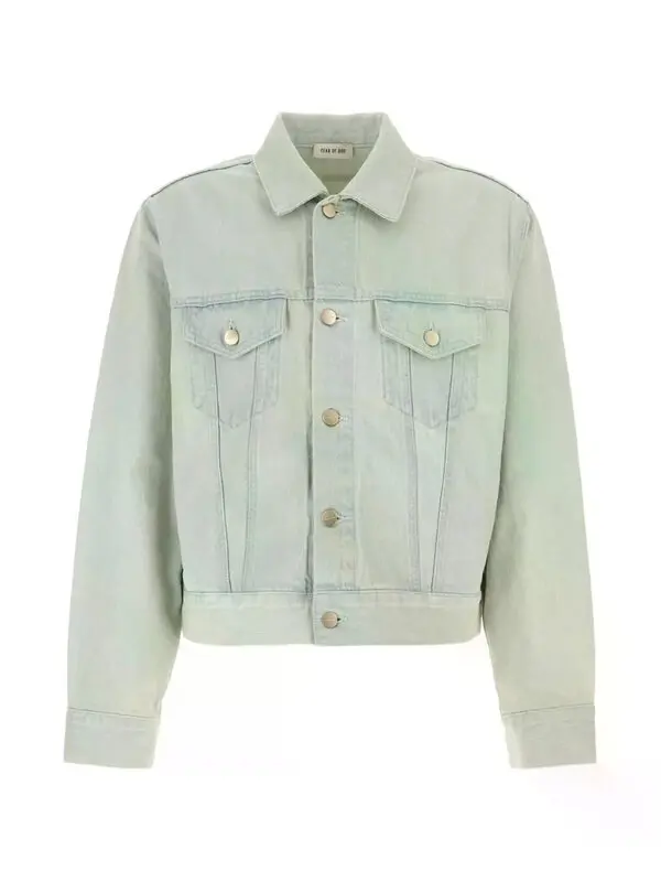 Fear Of God Bleach-wash Denim Jacket