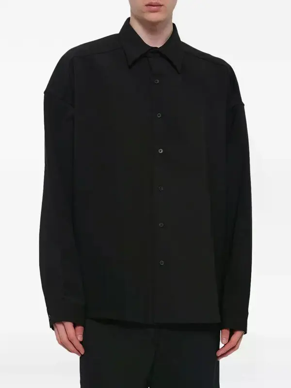 ENTIRE STUDIOS Miller Button-down Shirt - Black