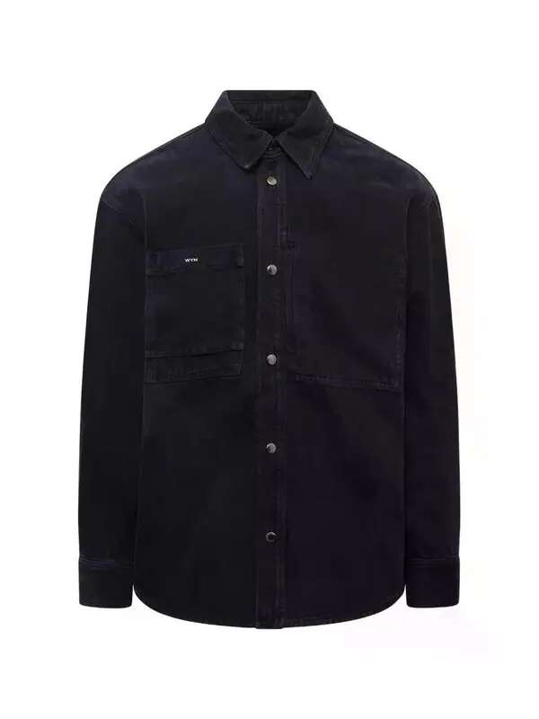 WOOYOUNGMI Logo-detail Denim Shirt
