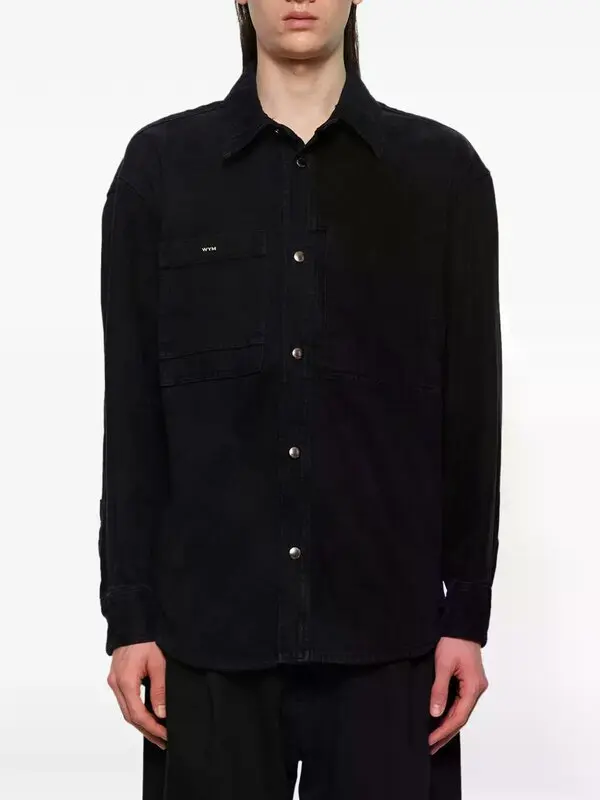 WOOYOUNGMI Logo-detail Denim Shirt