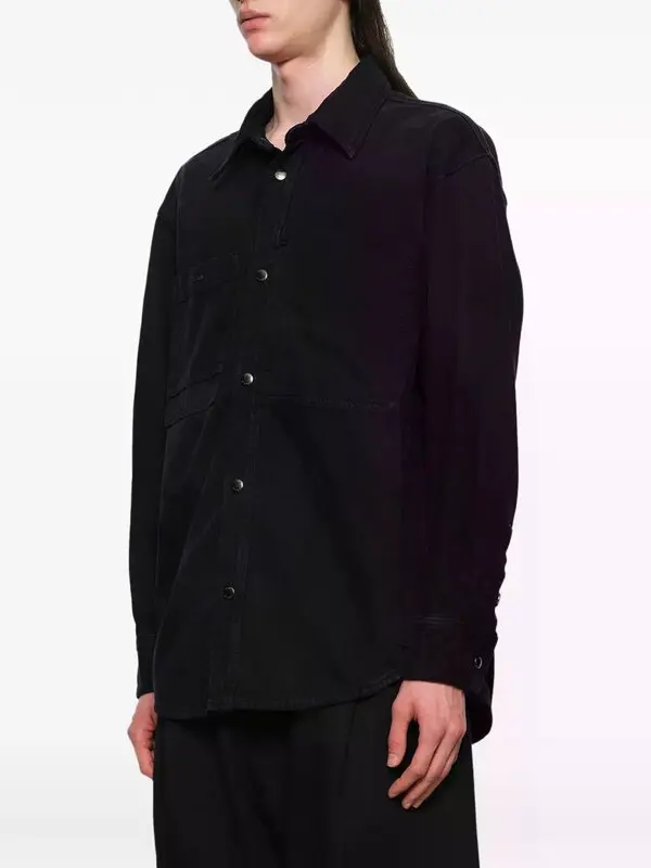 WOOYOUNGMI Logo-detail Denim Shirt