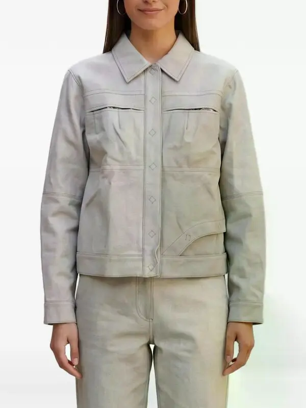 COROMO VINTAGE Panelled Button-up Jacket