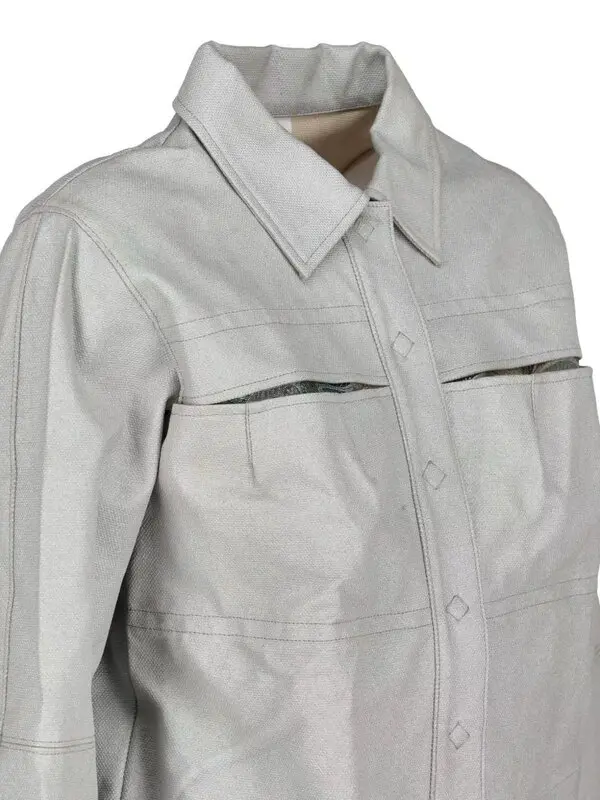 COROMO VINTAGE Panelled Button-up Jacket