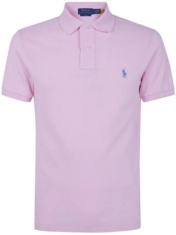 Polo Ralph Lauren Short Sleeves Knit Polo Shirt - Pink