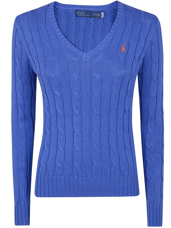 Polo Ralph Lauren Kimberly Long Sleeve Pullover Sweater - Blue
