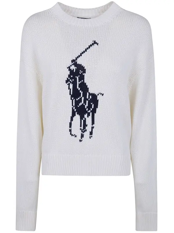 Polo Ralph Lauren Classic Logo Pullover - White