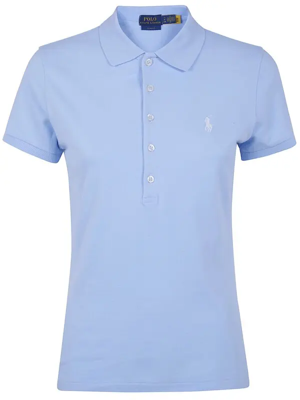 Polo Ralph Lauren Julie" Short Sleeves Polo Shirt - Blue