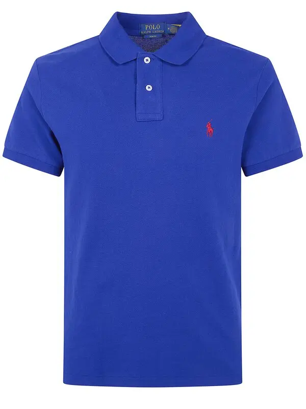 Polo Ralph Lauren Short Sleeves Knit Polo Shirt - Blue