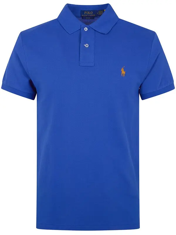 Polo Ralph Lauren Short Sleeves Knit Polo Shirt - Blue