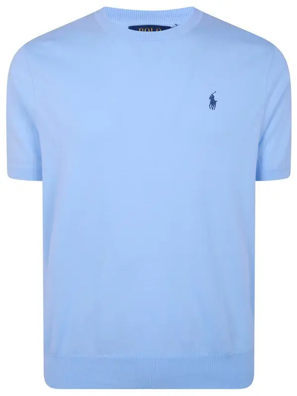 Polo Ralph Lauren Short Sleeve Knit Sweater - Blue