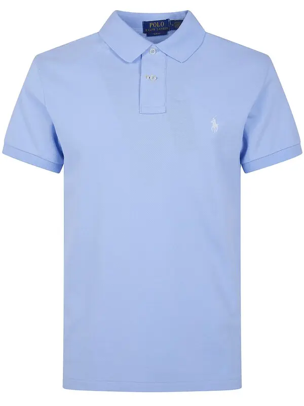 Polo Ralph Lauren Short Sleeves Knit Polo Shirt - Blue