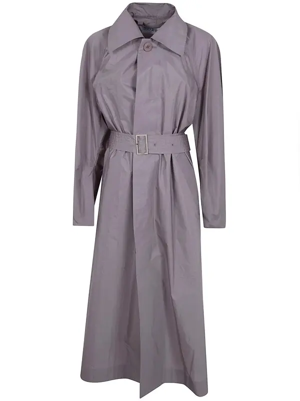 Issey Miyake Akimbo" Volume Coat - Gray