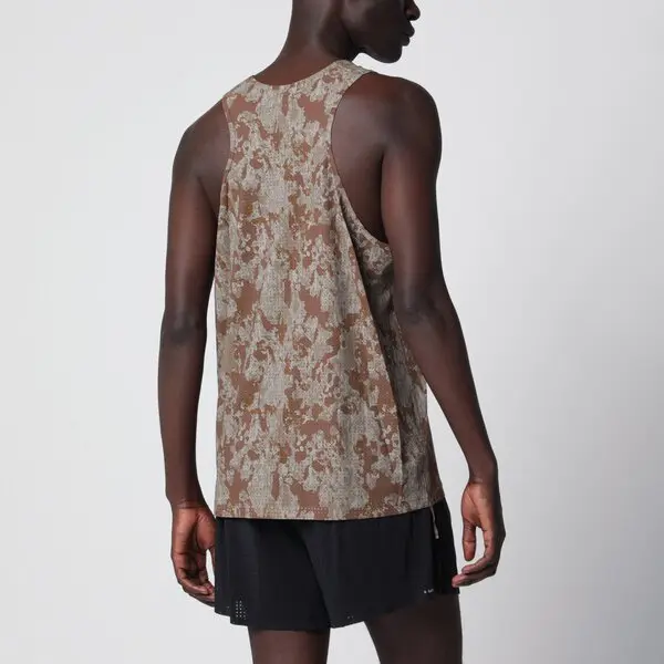 Satisfy Camouflage Mothtech Tank Top In Perforated Micro Jersey