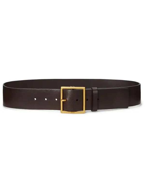 Polo Ralph Lauren 50mm Squared Closet Medium Belt - Brown