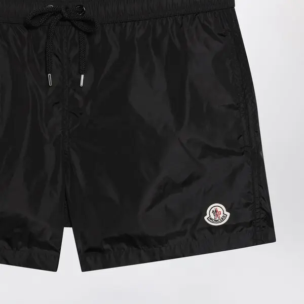 Moncler Swimsuit With Logo Patch