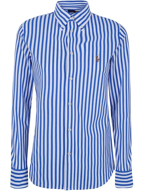 Polo Ralph Lauren Long Sleeve Striped Shirt - Blue