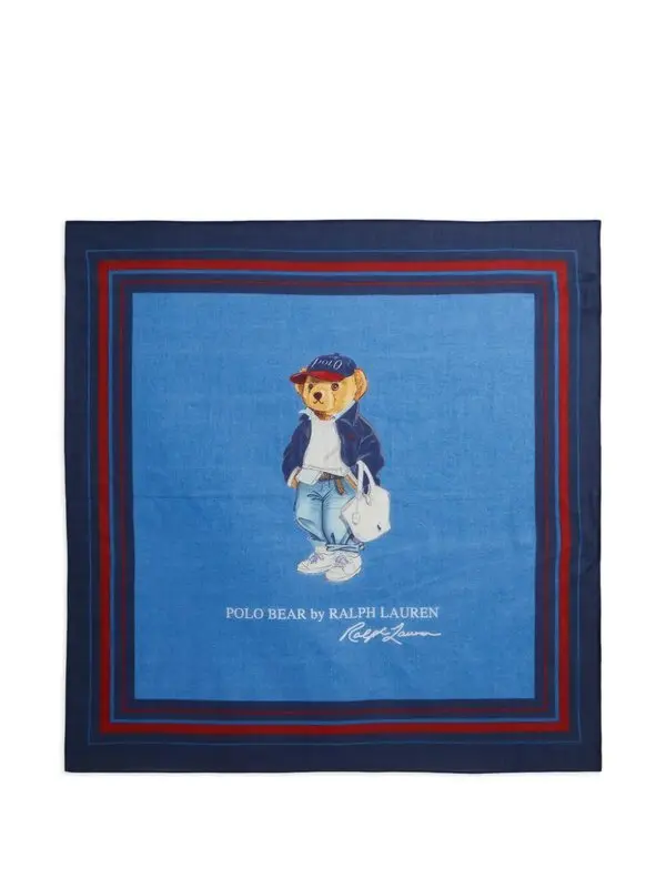 Polo Ralph Lauren Bear Spring Bandana Scarf - Multi