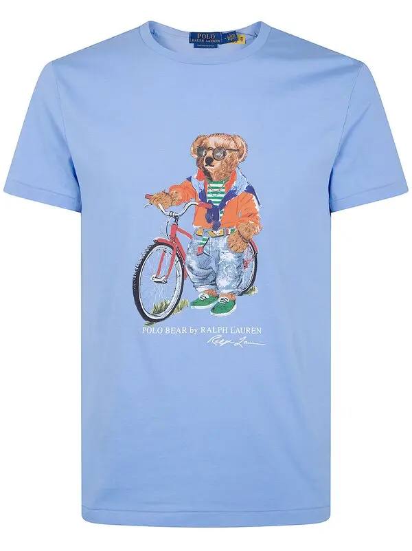 Polo Ralph Lauren Short Sleeves Summer Bear T-shirt - Blue