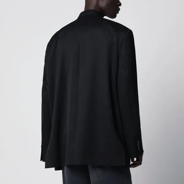 Balenciaga Double-breasted Oversized Wool Blazer