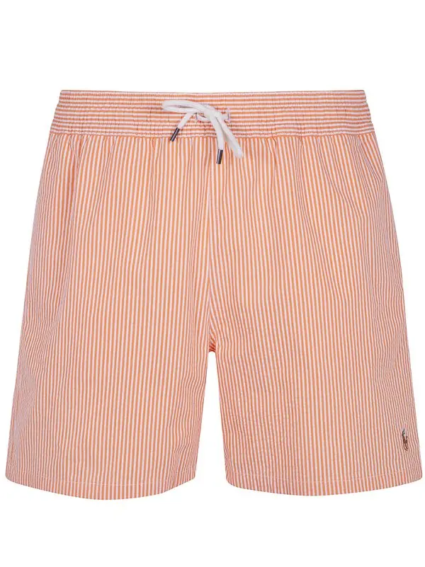 Polo Ralph Lauren Swimwear Shorts With Striped Pattern - Yellow