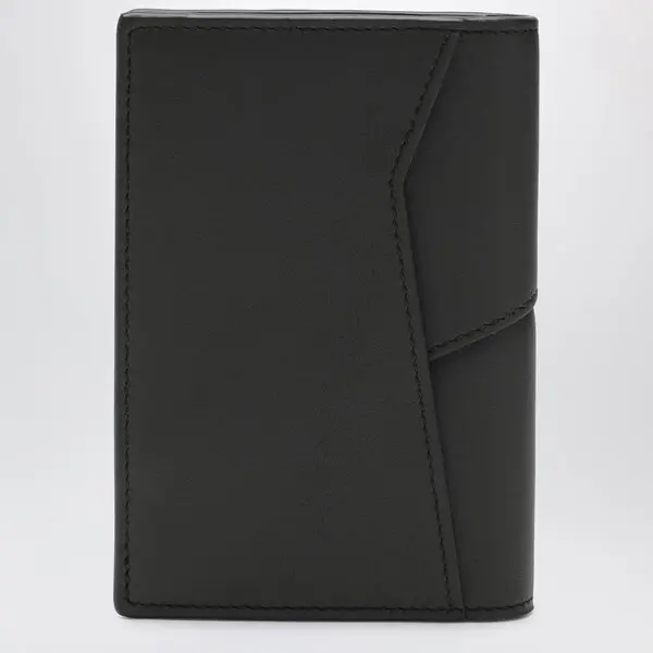 Loewe Dark Leather Puzzle Bi-fold Cardholder