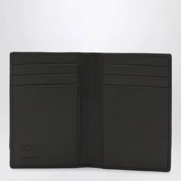 Loewe Dark Leather Puzzle Bi-fold Cardholder