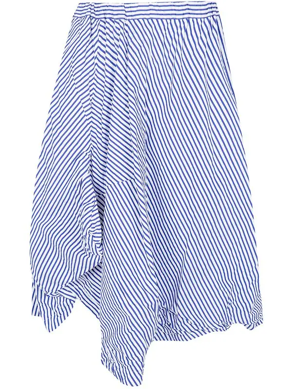 Comme Des Garçons Midi Skirt - White