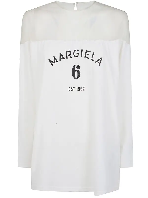 MAISON MARGIELA Off" Cotton Long Sleeve T-shirt