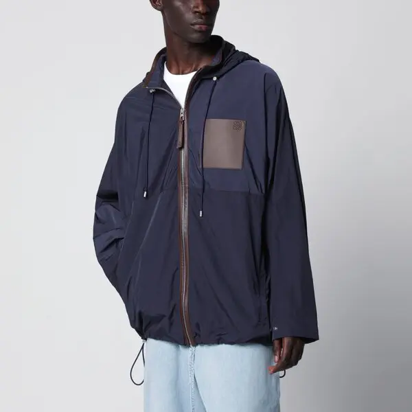 Loewe Technical Micro-ripstop Hooded Jacket - Blue