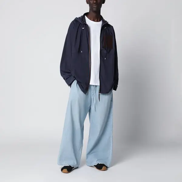 Loewe Technical Micro-ripstop Hooded Jacket - Blue