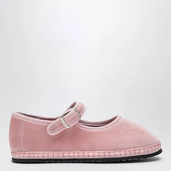 PIEDÀTERRE VENEZIA Velvet Mary Jane Shoes