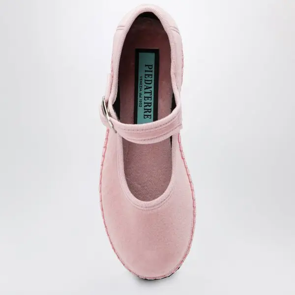 PIEDÀTERRE VENEZIA Velvet Mary Jane Shoes