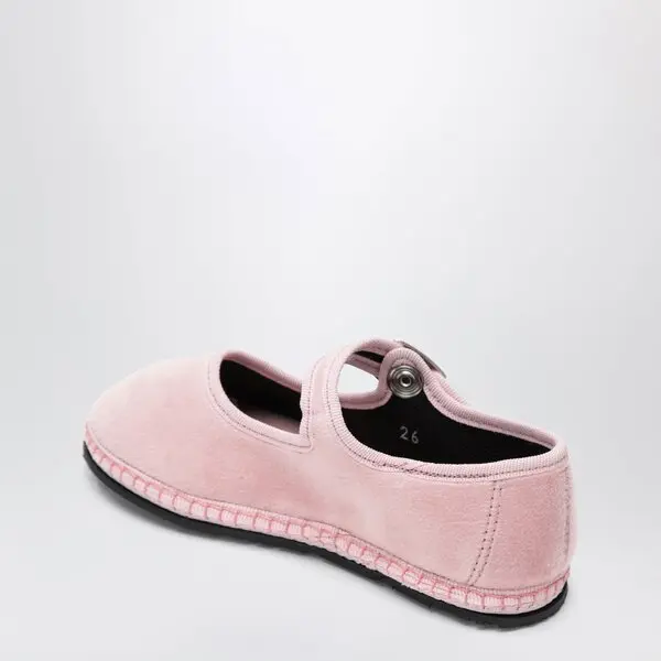 PIEDÀTERRE VENEZIA Velvet Mary Jane Shoes