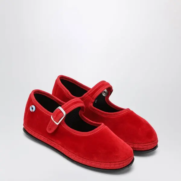 PIEDÀTERRE VENEZIA Piedaterre Velvet Mary Jane Shoes