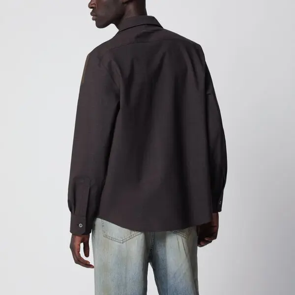 MAISON MARGIELA Two-tone Shirt In Wool Blend