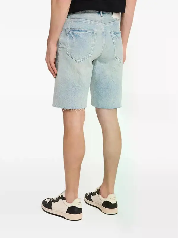 PURPLE BRAND Slub Raw-cut Shorts