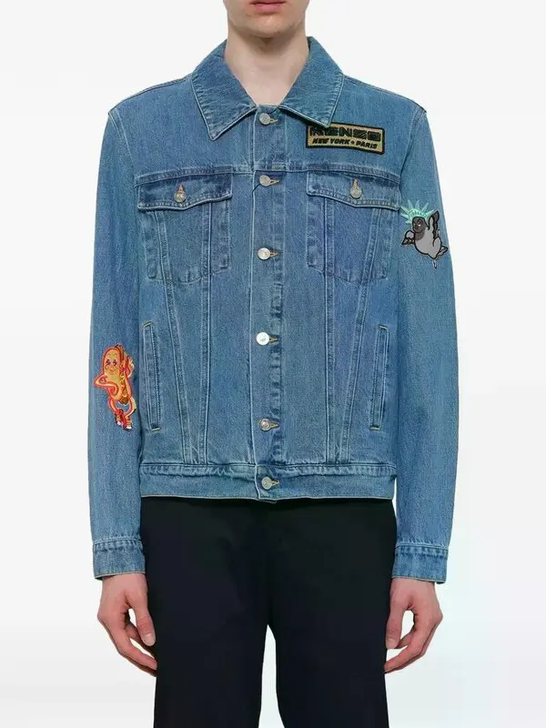 Kenzo Patch-detail Denim Jacket